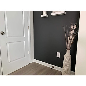 Door Stopper (2 Pack), No Drilling Door Stop 4 Inch with 3M Double Sided Adhesive Tape, Solid Rigid, Heavy Duty Rubber Brushed Satin Nickel Door Stop Doorstop for Wall and Door Protection