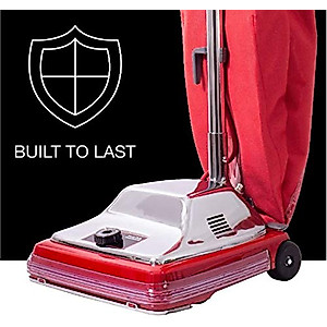Sanitaire Tradition Upright Bagged Commercial Vacuum, SC886G 8.5" x 17.3" x 21.3
