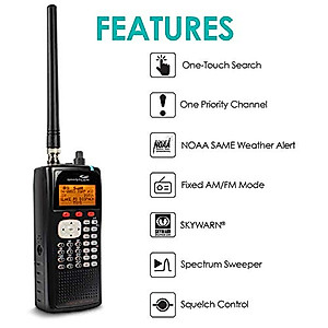 Whistler WS1040 Handheld Digital Scanner Radio