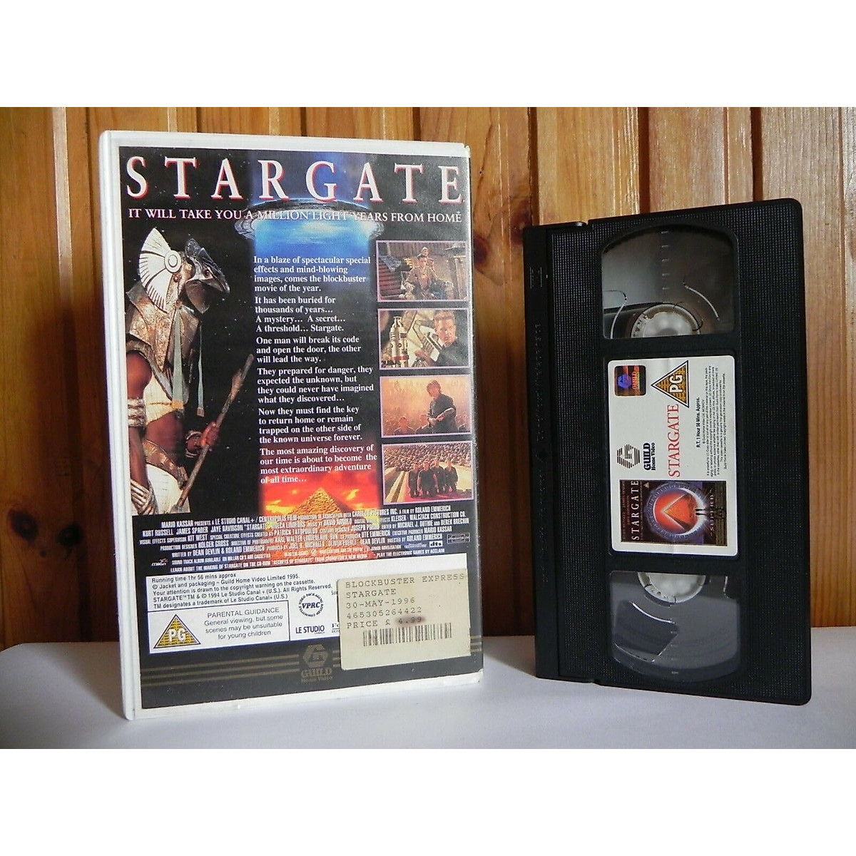 Stargate (1994): Sci-Fi [Large Box] Rental - Kurt Russel / James Spader - Pal VHS