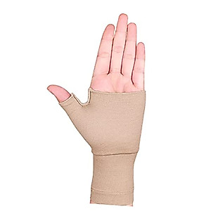 Healifty 2 Pairs Gloves Thumb Brace Compression Hand Gloves Compression Gloves Hand Wrist Support Arthritis Gloves Fingerless Mittens Arthritis Compression Gloves Breathable Gloves Sleeves