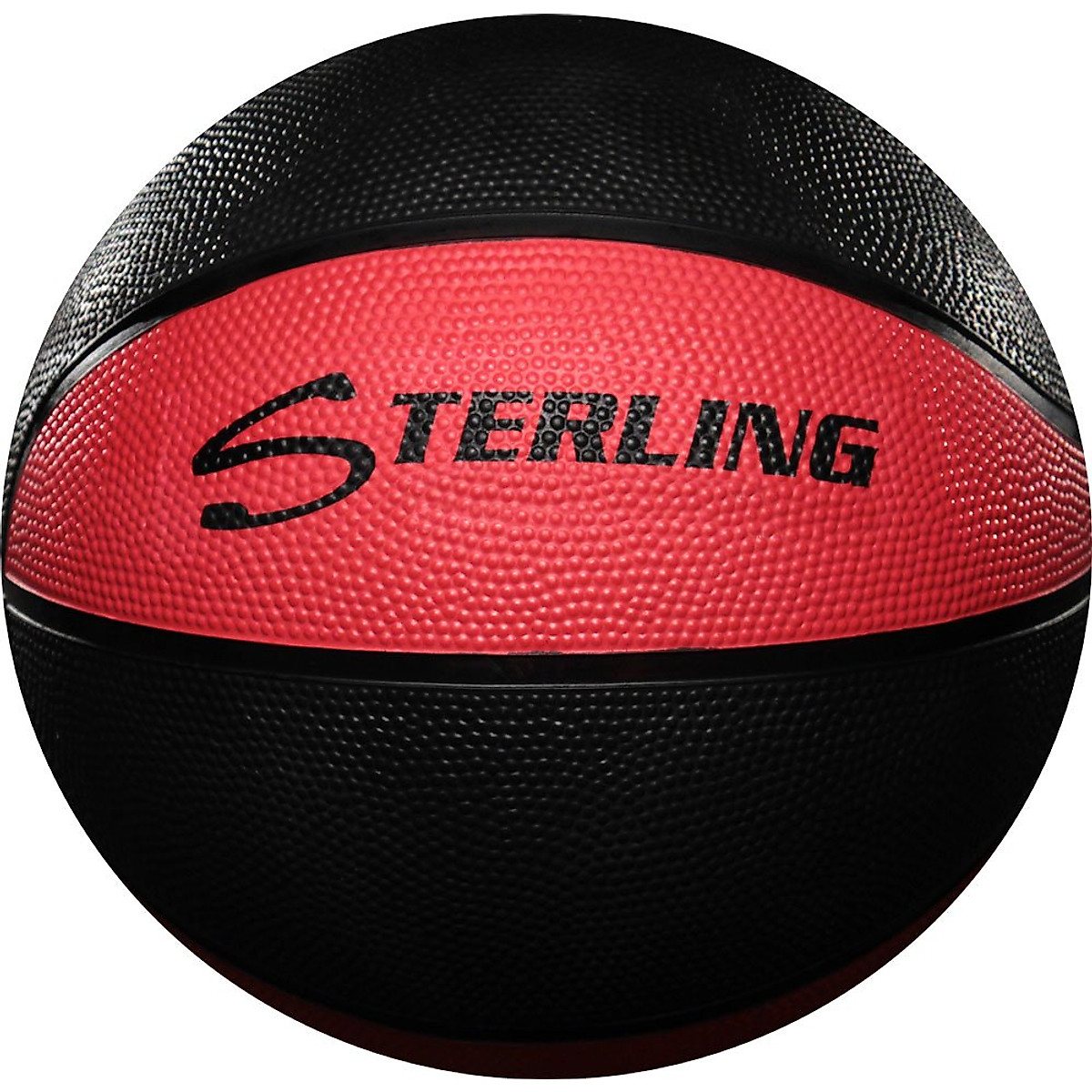 Sterling Red/Black Junior Size 5 Rubber Basketball