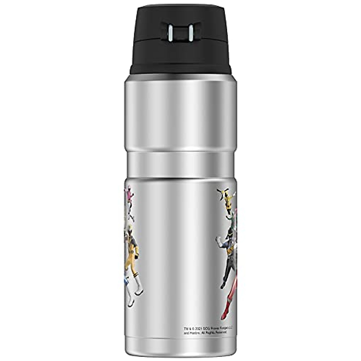 Power Rangers Ranger Overload THERMOS STAINLESS KING Stainless Steel Drink Bottle, Vacuum insulated & Double Wall, 24oz