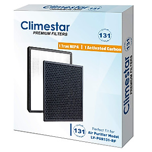 Climestar H13 Grade True HEPA Filter and Pre-Filter Set Compatible Replacement for Levoit LV-PUR131 Air Purifier