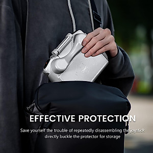 STARTRC Mini 3 2 in 1 Sun Hood, RC Joysticks Protector Sunshade for DJI Mini 3 Pro/Mini 3/Air 2S/Mavic 3 Classic/Mavic 3 Pro RC Remote Controller Full Screen Protection Accessories(Only for RC)