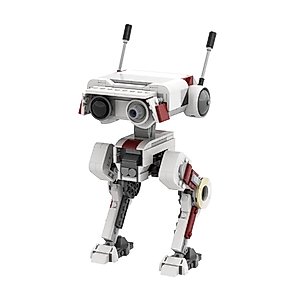 Sayotoo Space War Bd-1 Building Block Set,Collectible Toy; Puzzle Robot Kit for Kids(414 PCS), White
