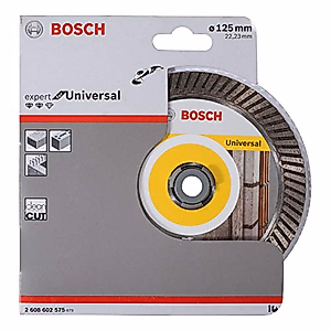 Bosch Professional 2608602574 Diamond Cutting disc Expert for Universal Turbo, 115 mm