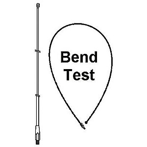 Hustler 102 Inch Whip CB Antenna - Stainless Steel with Heavy Duty Barrel Spring