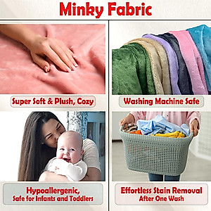 Barcelonetta | Minky Fabric | Plush, Super Soft, Cuddle | Solid Minky | by The Yard | 60" Wide | Baby Blanket, Change Station Cover, Pillow, Scarf, Beanie (White, 1 Yard)