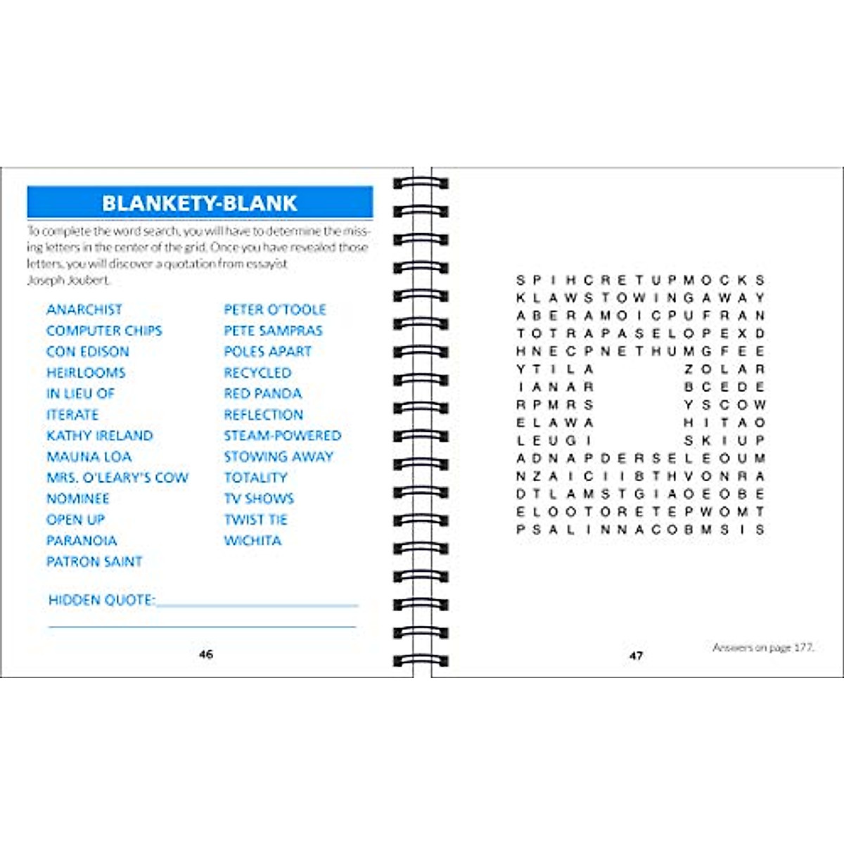 Brain Games - Word Search Large Print (Blue)