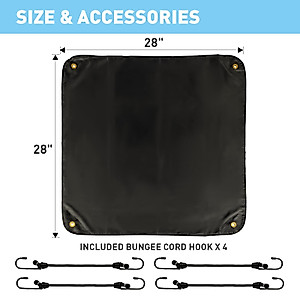 Dawod Air Conditioner Cover for Outside Units, AC Cover for Central Units, Winter Top Air Conditioner Cover for Outside AC Unit, 28 x 28 inches