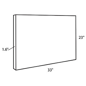 Kate and Laurel Sylvie Hey Dude Highland Cow Color Framed Canvas Wall Art by The Creative Bunch Studio, 23x33 Natural, Chic Animal Art for Wall