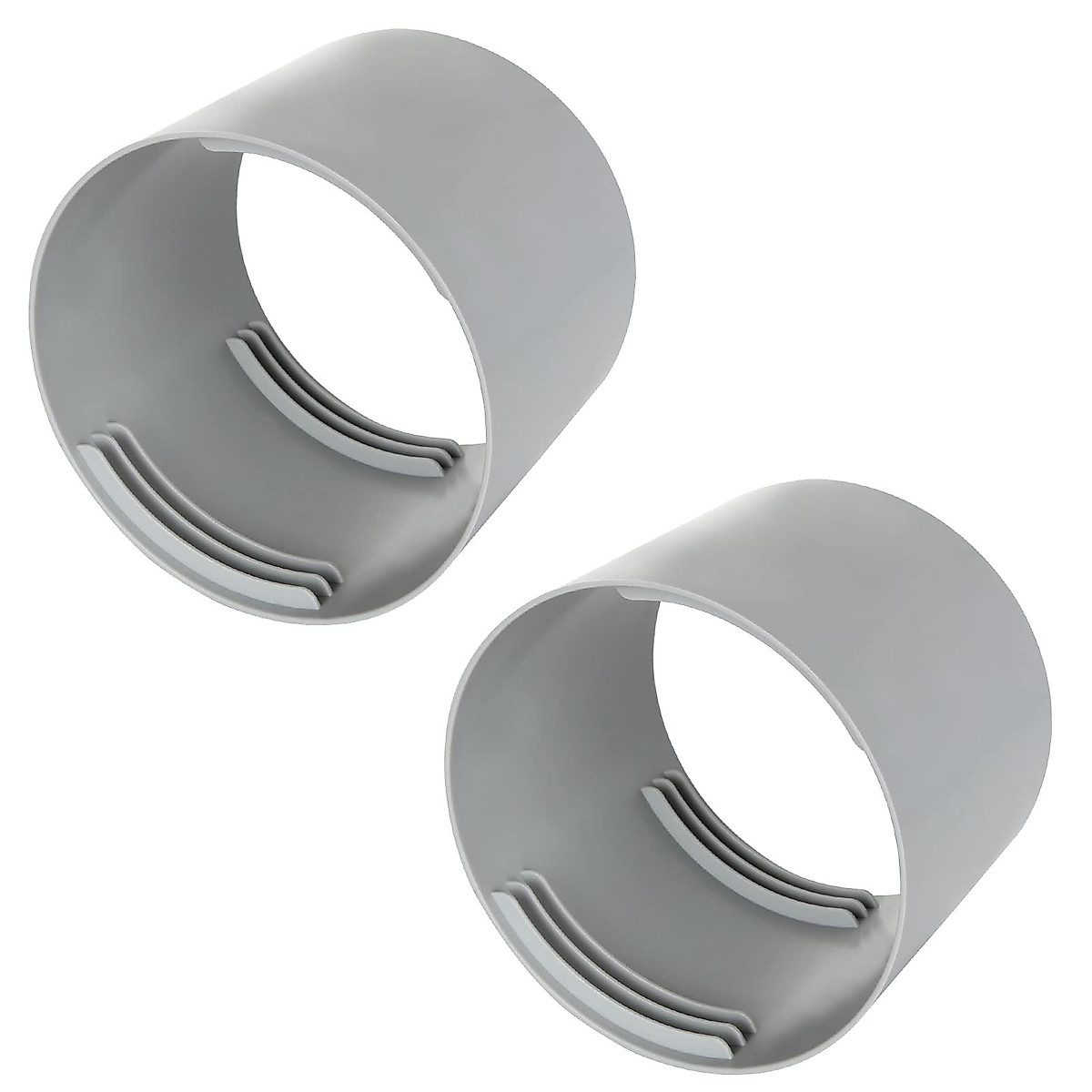 CertBuy 2 Pack Portable Air Conditioner Hose Coupler 5 Inch AC Hose Connector Support Clockwise and Counter Clockwise Hose Threads Hose Coupler