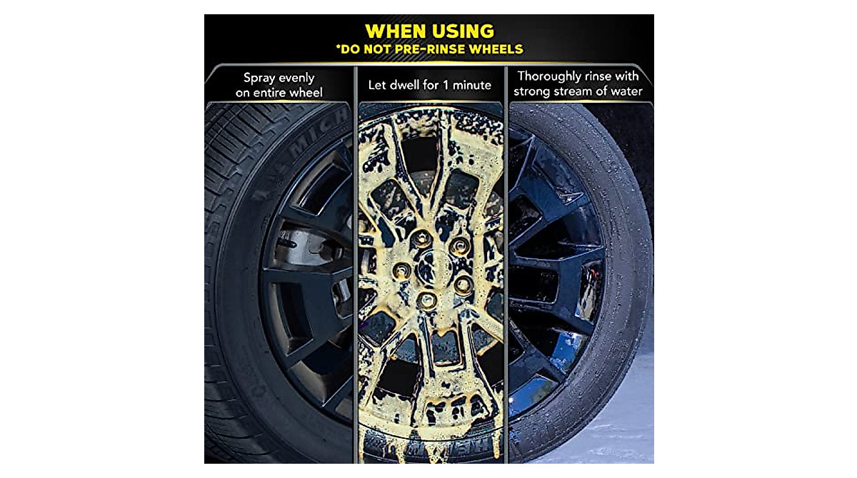 Meguiar's Hot Rims Wheel Cleaner - 24 Oz Powerful Formula