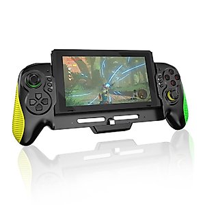 Sefitopher Switch Controller, One Piece Joy Pad Replacement for Nintendo Switch Joycons, Support Turbo, 6-Axis Gyro, Dual Motors Vibration, Wake-up Function, Suitable for Big Hand Players