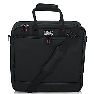 Gator Cases Padded Nylon Mixer/Gear Carry Bag with Removable Strap; 15.5" x 15" x 5.5" (G-MIXERBAG-1515),Black