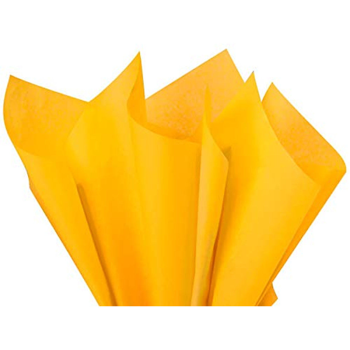 Goldenrod Tissue Paper 15 Inch X 20 Inch - 100 Sheet Pack Premium Tissue Paper By A1 bakery supplies