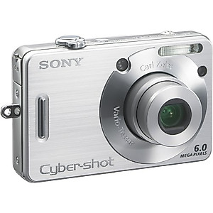 Sony Cybershot DSCW50 6MP Digital Camera with 3x Optical Zoom
