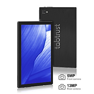 Android Tablet 10 Inch, WiFi Tablets PC with 13MP Dual Cameras, Octa Core Processor 5G Phone Tablet, 32GB Storage,1280 * 800 IPS HD Display, Black
