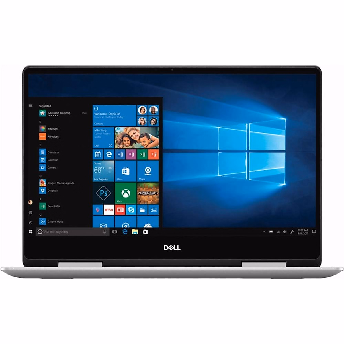 Dell Inspiron 13 2-in-1 7386-13.3" FHD Touch - i5-8265U - 8GB - 256GB SSD - Silver, Model:dell i7386-5038slv-pus