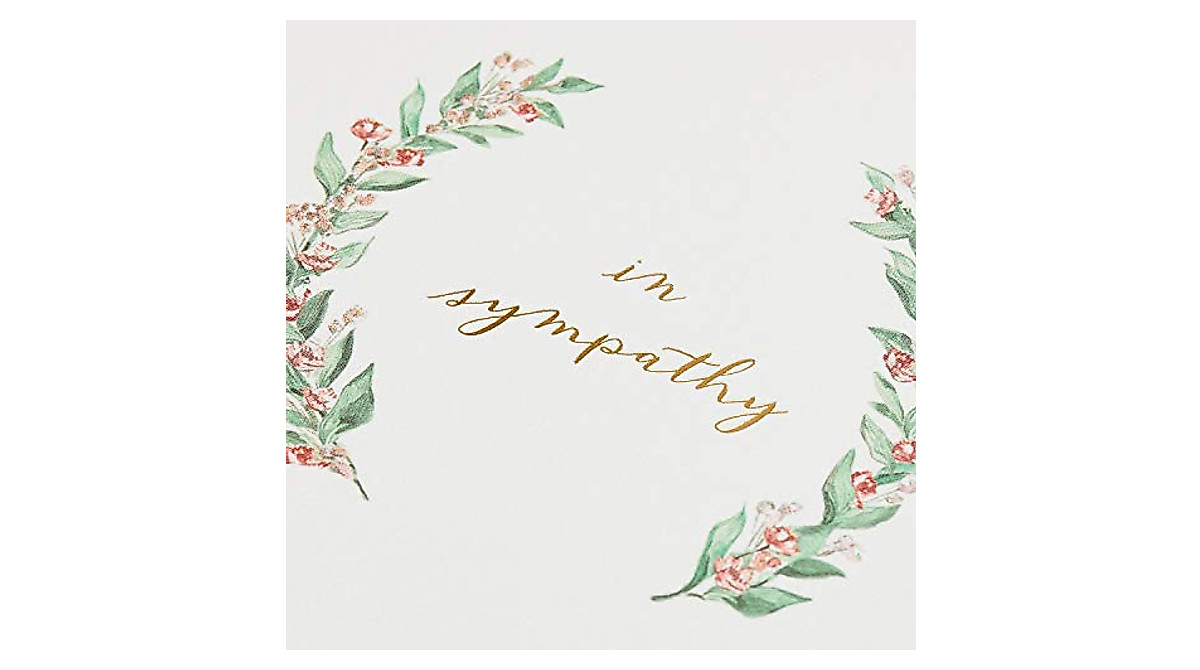 Send Wishes of Peace: Papyrus Premium Sympathy Card