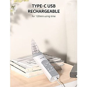 GROWNSY Nasal Aspirator for Baby, Electric Nose Aspirator for Toddler, Baby Nose Sucker, Automatic Nose Cleaner with 3 Silicone Tips, Adjustable Suction Level, Music and Light Soothing Function