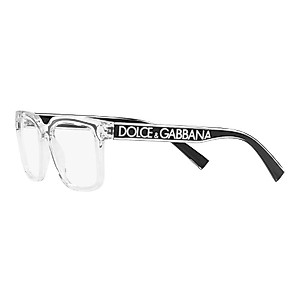 Dolce & Gabbana DG 5101 3133 Crystal Plastic Square Eyeglasses 52mm