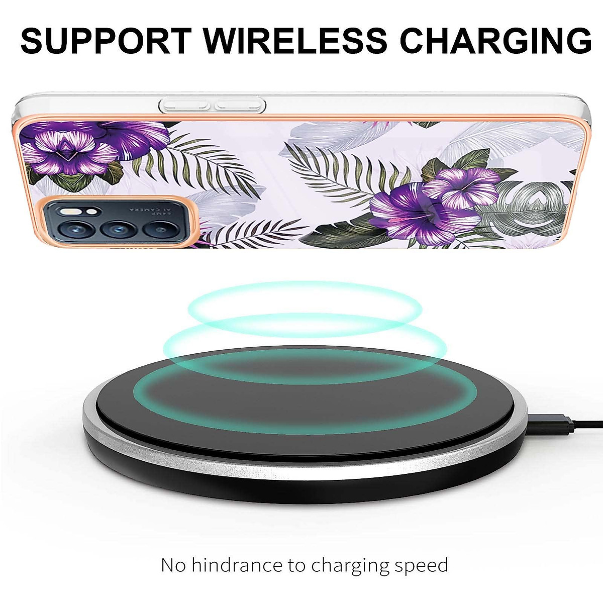 Compatible with Oppo Reno6 Pro 5G Case Cover,Compatible with Oppo Reno 6 Pro 5G for Mobile Phone TPU Case Cover ZH