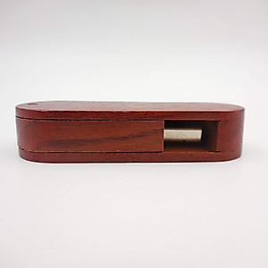 5 Pack Rotate Red Wood 2.0/3.0 USB Flash Drive USB Disk Memory Stick with Wooden (3.0/8GB)