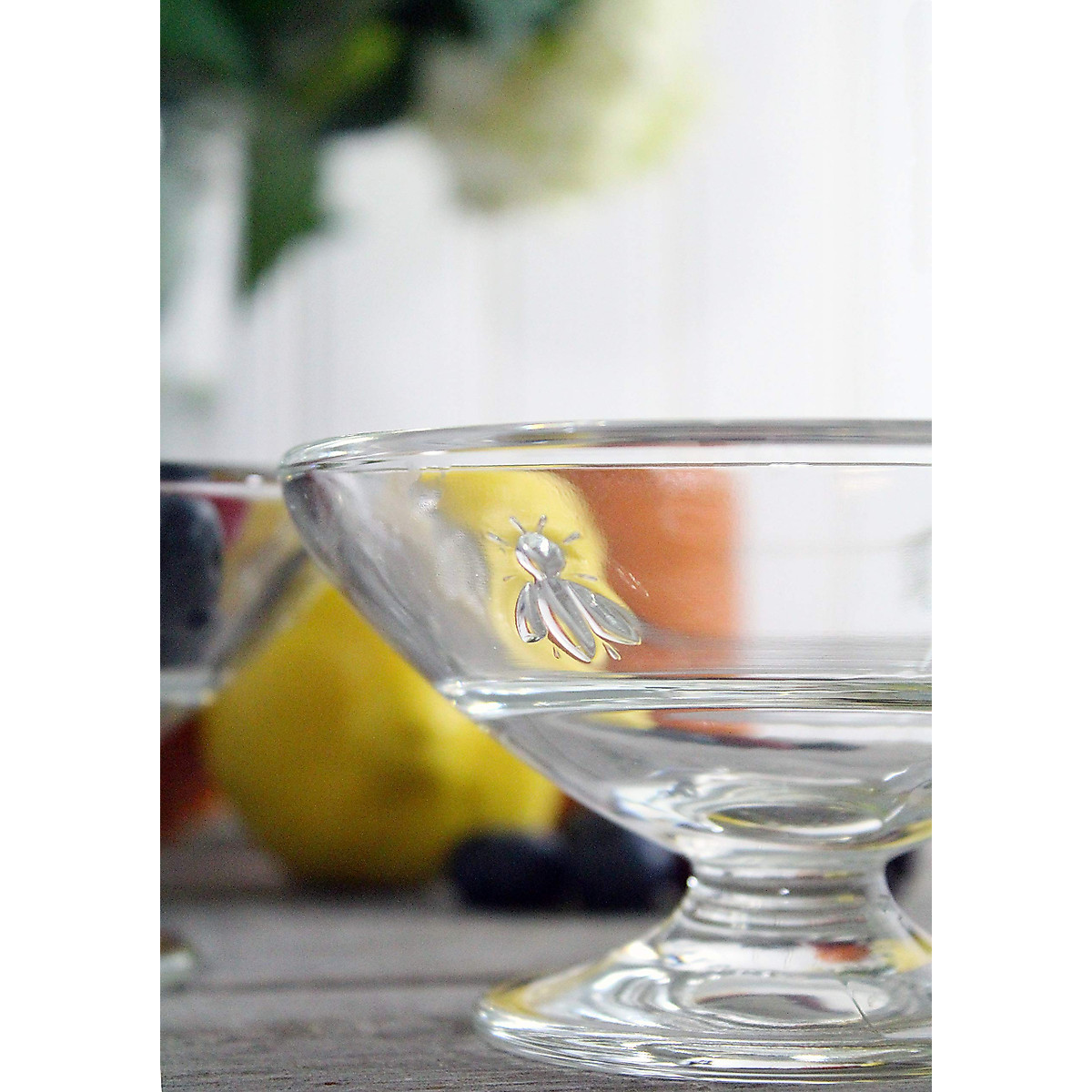 La Rochere Set Of 6, 6.5-ounce Napoleon Bee Ice Cream Dishes