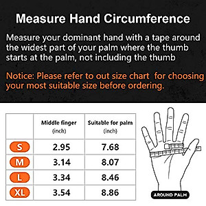 OZERO Work Gloves for Men: Touchscreen Mechanic Gloves Flex Grip Non-slip Palm Working Glove for Construction, Gardening, Home Project, DIY, Shooting, Hunting 1 Pair (Black, Large)