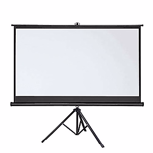 ZYZMH Projector Screen 72 100 inches Tripod Stand 16:9 Portable Projection Screen 4K 3D Movies Screen for Home Office Indoor Outdoor (Size : 72 inch)