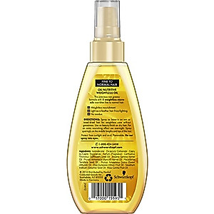 GLISS Hair Repair Nutritive Oil, Weightless Treatment for Fine to Normal Hair, 5.1 Ounces (Pack of 3)