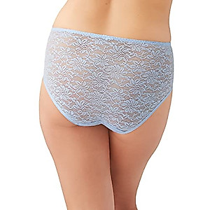 Wacoal Women's Soft Sense Lace Hipster, Kentucky Blue, X-Large