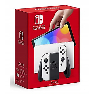 Nintendo Switch – OLED Model w/ White Joy-Con