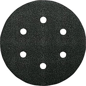 Bosch 2608605129 F355 Sanding Discs for Stone, Velcro Type, 6 Hole, 150mm, P320 Grit, Black, Pack of 5