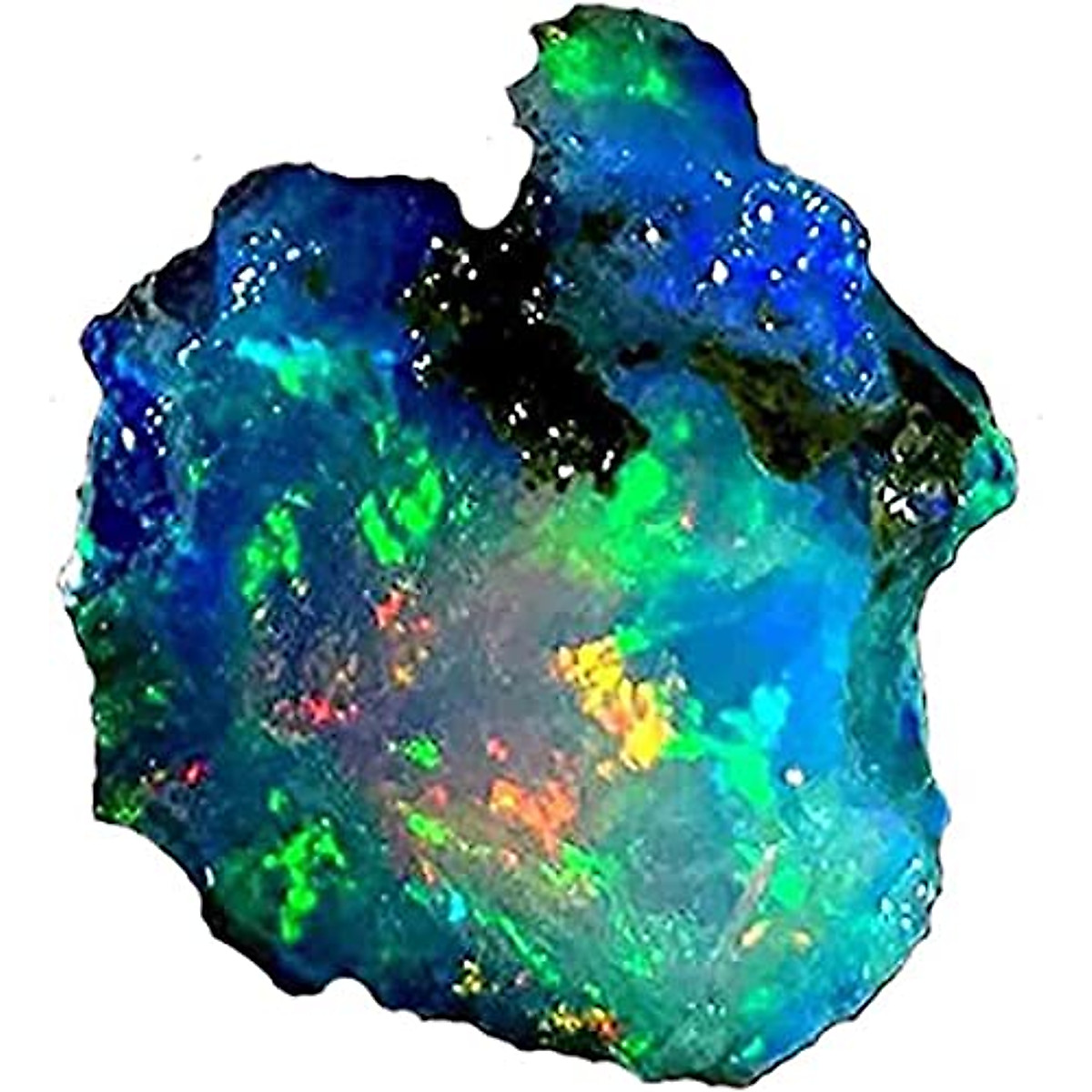 Ethiopian Opal 100%NATURAL Jumbo Welo Fire OPAL ROUGH Rare Gemstone 04.20Cts