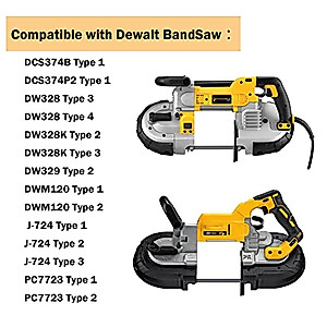 650721-00 Dewalt Bandsaw Tires For Dewalt Band Saw Tires DWM120 A02807 DCS374 DW328K - 2 Pack