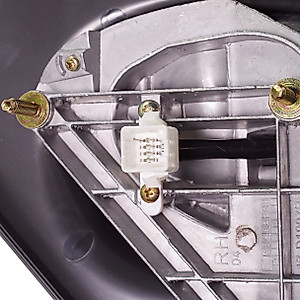 Kool Vue Right Power Heated Towing Door Mirror Compatible With Dodge Ram 1500 2002-2008 Without Signal Light & Puddle Lamp Textured Standard Cab