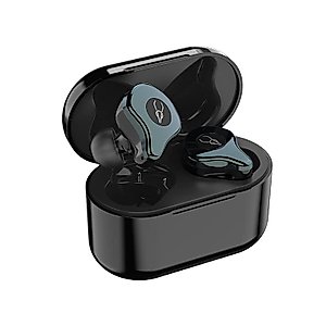 Sabbat E12 3D Clear Sound True Wireless Earbuds Blutooth 5.2 TWS Stereo Earphones A week's Endurance with Built-in Mic and Charging Case for iPhone, Samsung, iPad, Android(Gunmetal)