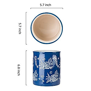 Wisenvoy Utensil Holder Kitchen Utensil Holder Utensil Holders for Kitchen Counter Utensil Caddy Utensil Crock Cooking Utensil Holder