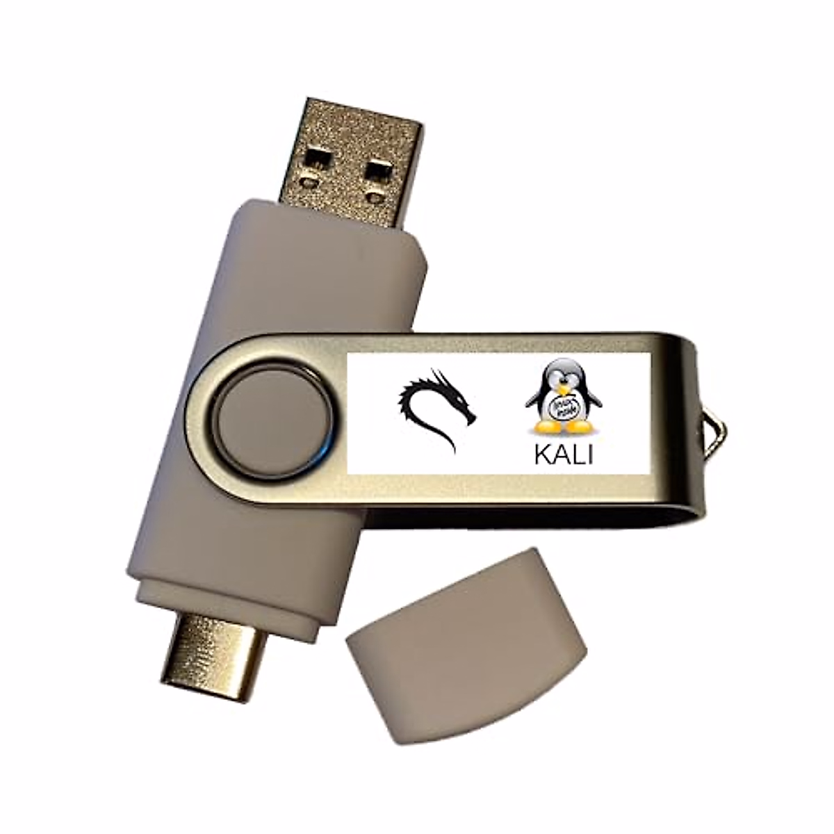 Linux Kali Operating System Install Bootable Boot Recovery Live USB Flash Thumb Drive- Ethical Hacking and More USB-C Compatible