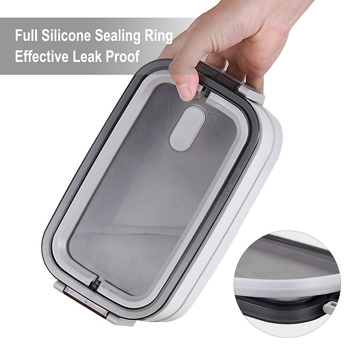 Adult Bento Box Lunch Box Large, Bento Box Japanese Lunch Box Kit with Bag & Utensils, Food Picks for Bento Box Containers, Stackable Bento Box for Adults, Microwave Bento Boxes BPA-free Food Safe