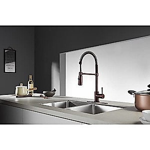 Kingston Brass LS8775DL Concord Pre-Rinse Kitchen Faucet, 8" in Spout Reach, Oil Rubbed Bronze