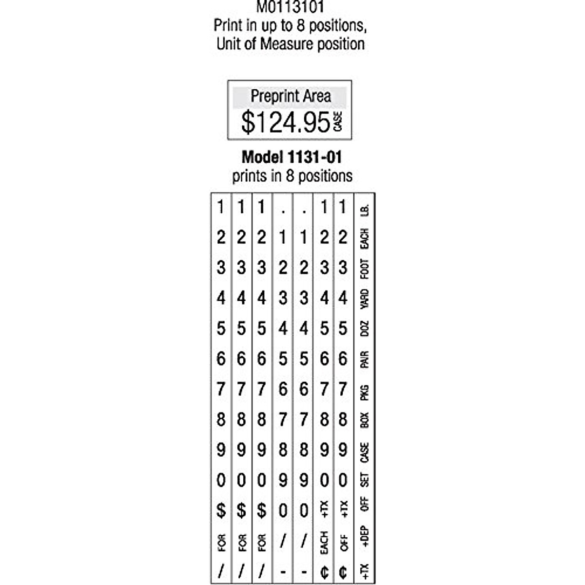 Monarch 1131 Pricing Gun with Labels Starter Kit: Includes Price Gun, 10,000 White Pricing Labels and Inker