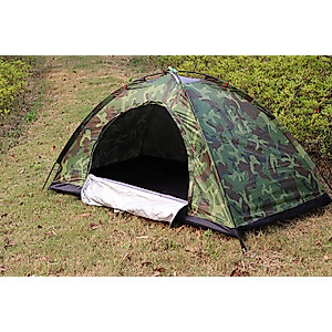 Sutekus Single Tent Camouflage Patterns Camping Tent One Person Tent for Camping Hiking 【Outdoor Equipment】