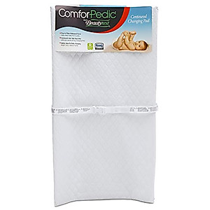 Waterproof Baby and Infant Diaper Changing Pad, ComforPedic from Beautyrest, White