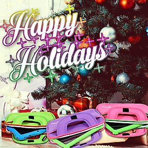 Contixo 10" Protective Sleeve Bag - Compatible with K102 & K103 Kids Tablets, Shockproof & Water-Resistant Carrying Case (Purple)