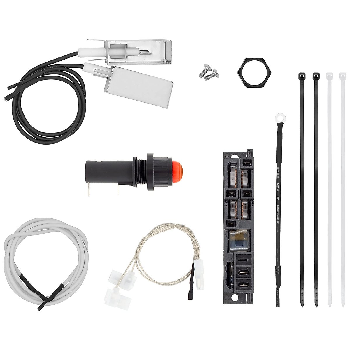 DELSbbq 42322 Grill Igniter Kit for Weber Summit Silver B - 4 Burner Gas Grills, Comes with Module, Wires, Output Spark Generator, Push Button, Mounting Screws