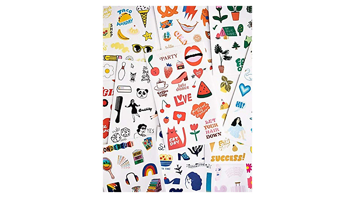 ban.do Planner Sticker Book with 700+ Unique Stickers for Journals